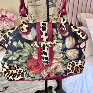 clever carriage | Bags | Vintage Rare Clever Carriage Company Canvas ...